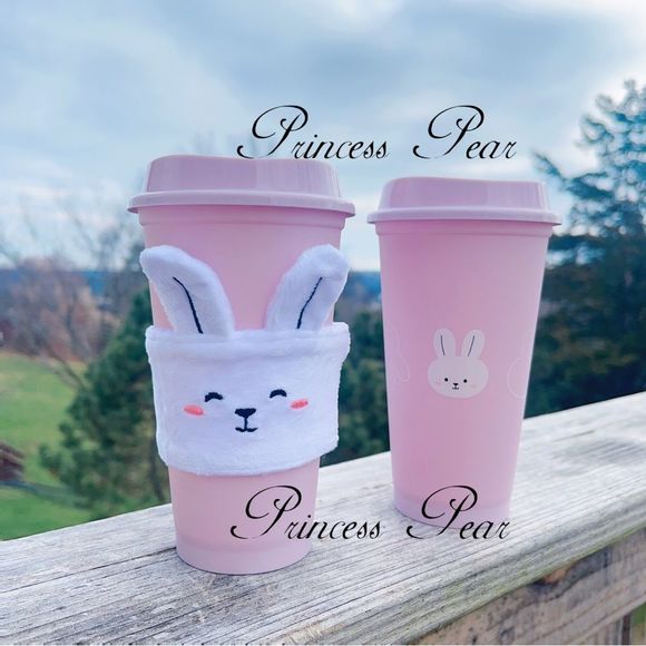 Starbucks | Dining | Starbucks Pinkrabbit Reusable Cup With Soft Cup ...